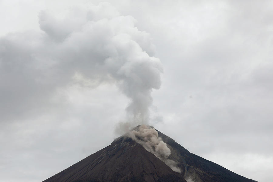 The Fuego Volcano is Seen from San Photograph by Carlos Jasso | Pixels