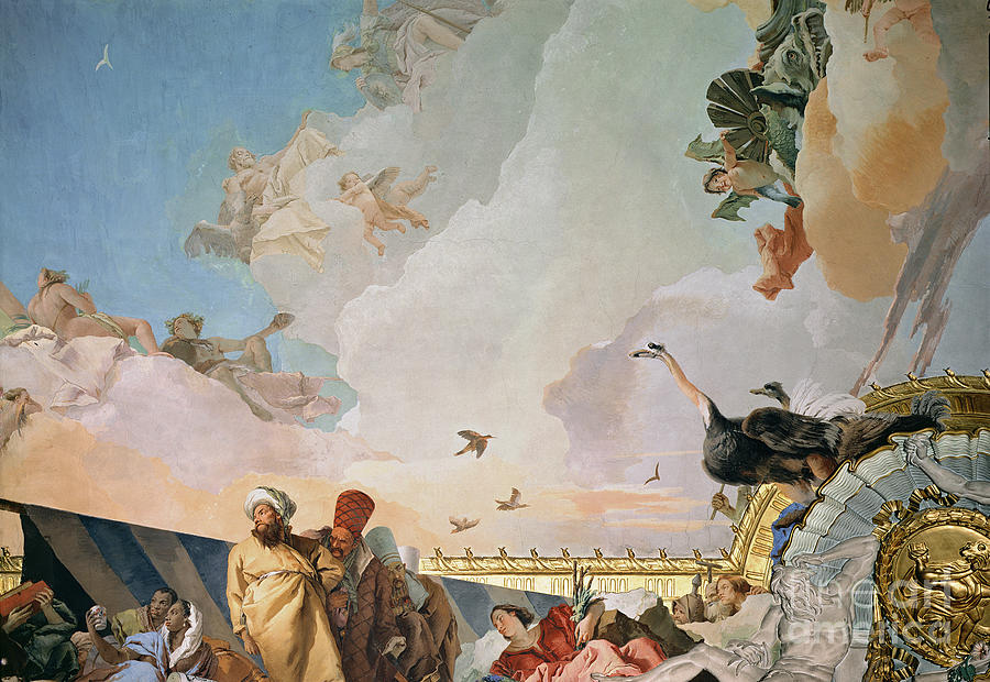 The Glory Of Spain IIi, From The Ceiling Of The Throne Room, 1764 ...