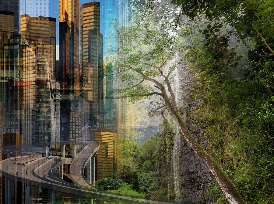 The Intersection Of Modern Progress And Photograph By John Lund Fine
