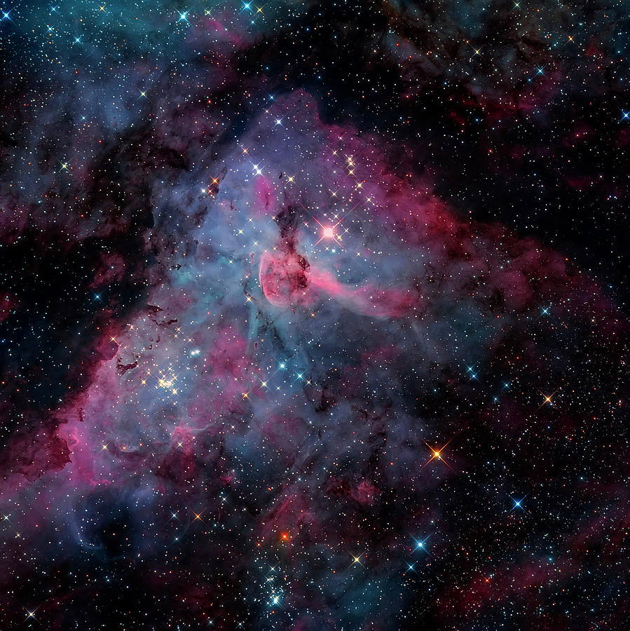 The Keyhole Nebula And Eta Carinae Photograph by Michael Miller - Pixels