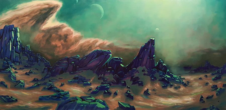 The Majestic Mineral World Painting by Elijah Swanson - Fine Art America