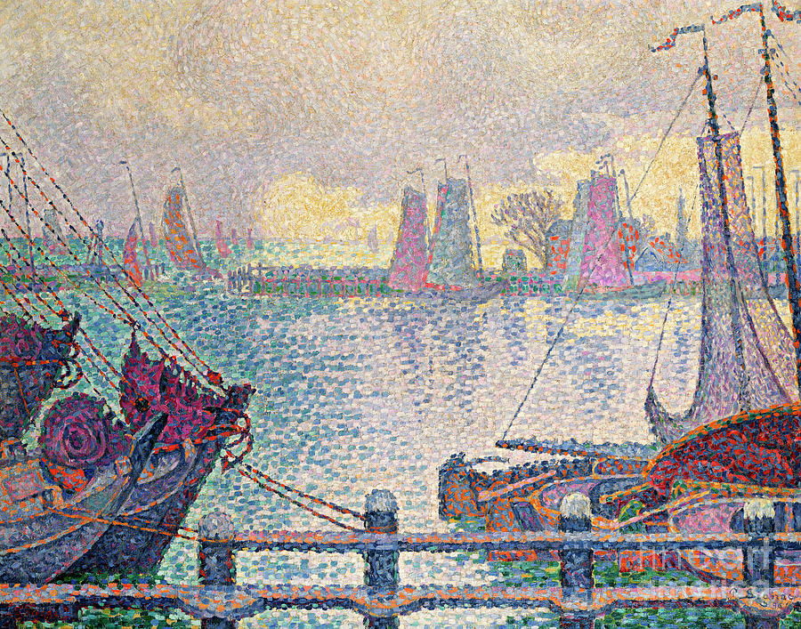 The Port Of Volendam, 1896 Painting by Paul Signac - Pixels