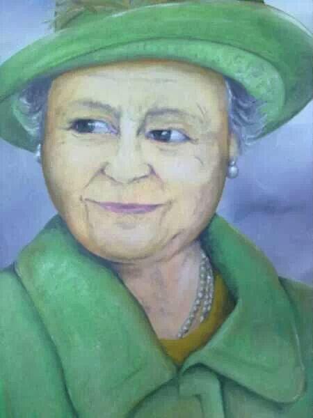 The queen Painting by David Howlett - Fine Art America