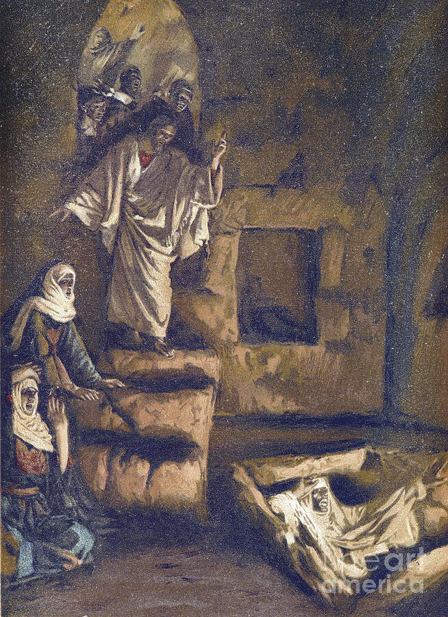 The Resurrection Of Lazarus, 1899 Painting by James Jacques Joseph Tissot - Fine Art America