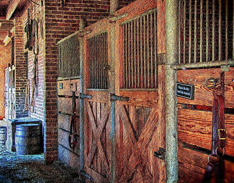 Stable's Light Digital Art by Dave Sawyer - Fine Art America