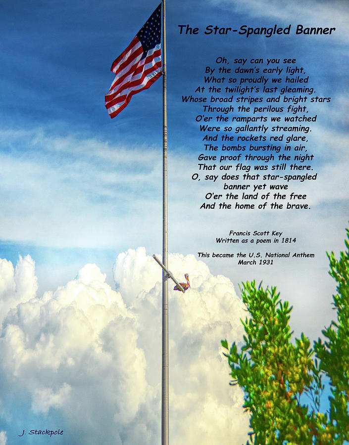 The Star-Spangled Banner Photograph by Jennifer Stackpole