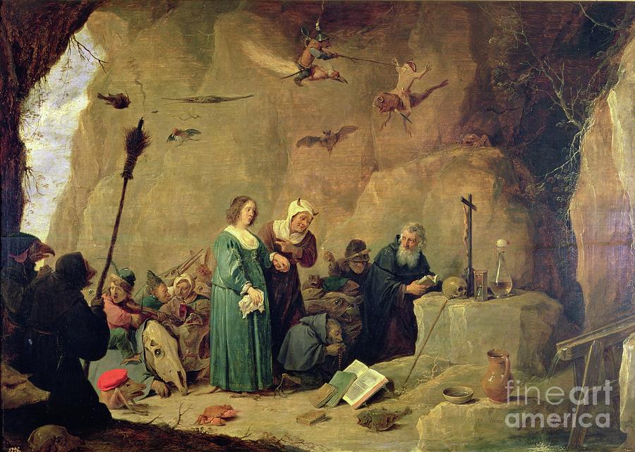 The Temptation Of St. Anthony, 1820 Painting by David The Younger Teniers - Pixels