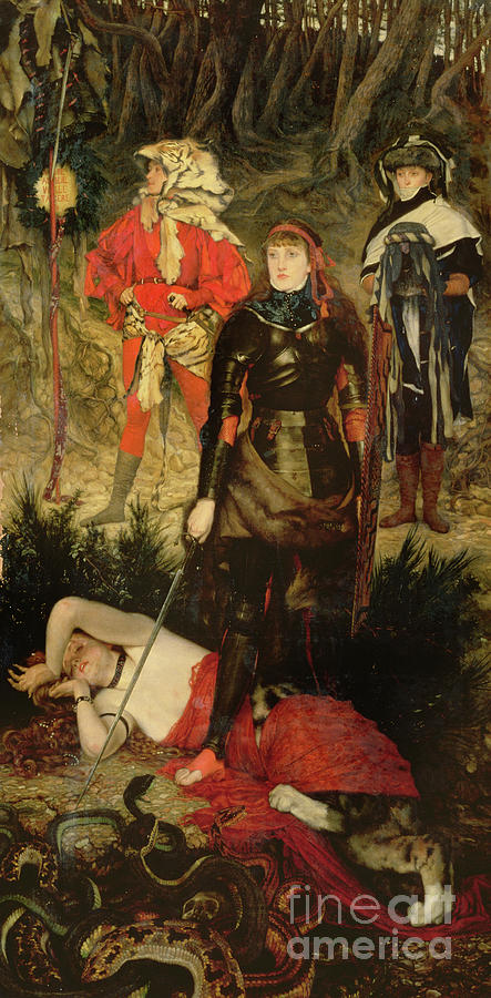 The Triumph Of Will: The Challenge, C.1877 Painting by James Jacques Joseph Tissot - Fine Art ...