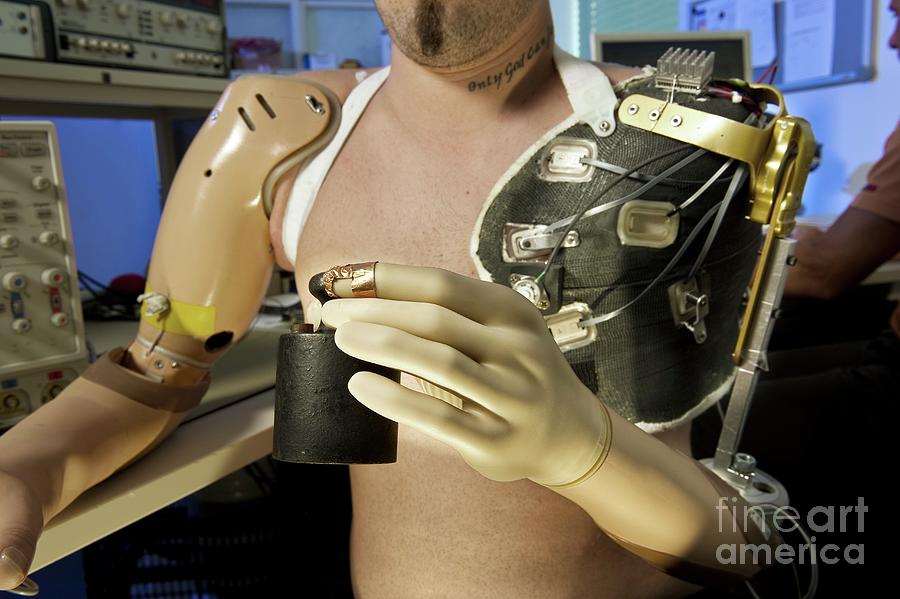 Thought-controlled Robotic Arm Photograph by Philippe Psaila/science Photo Library