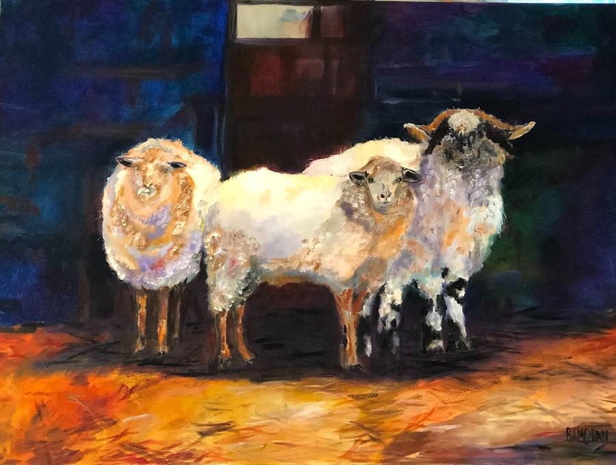 Three friends Painting by Ruby Moran - Fine Art America