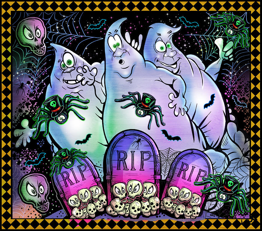 Three Ghosts Digital Art by Ali Chris - Fine Art America