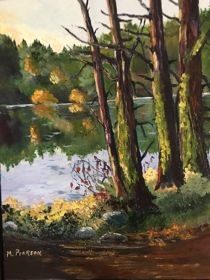 Timberman Trail Painting by Mary Pearson - Fine Art America