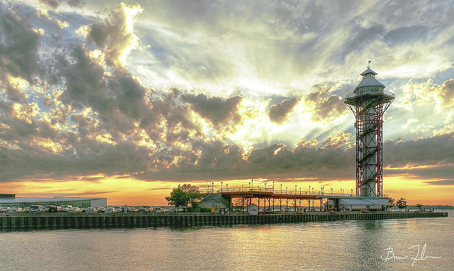 Tower Sunset Photograph by Fivefishcreative - Fine Art America