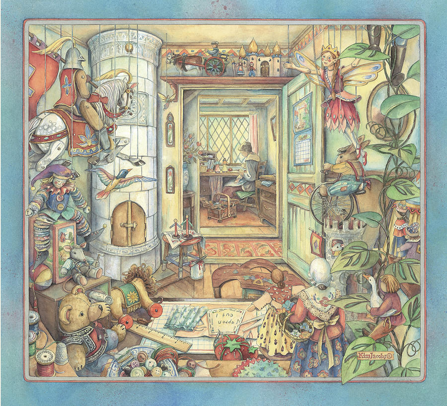 Toymaker Painting by Kim Jacobs - Fine Art America