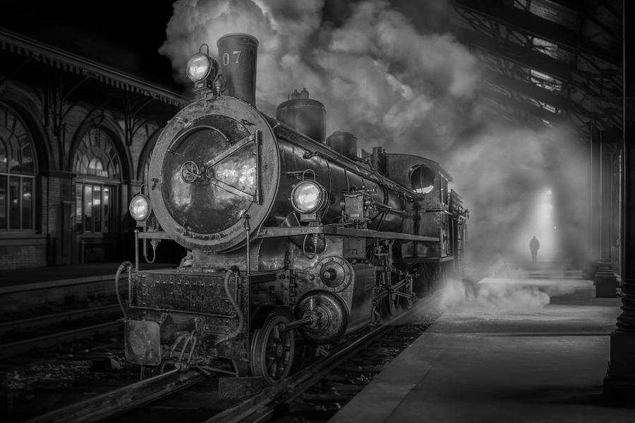 Trainstation Photograph by Marcel Egger - Fine Art America