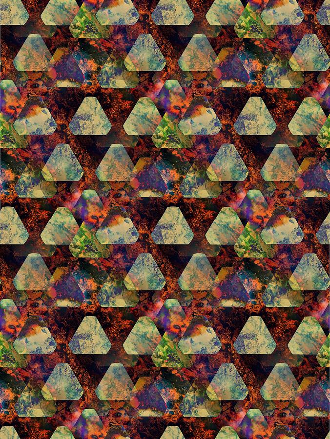 Triangular Pattern Digital Art by Bozorio - Fine Art America