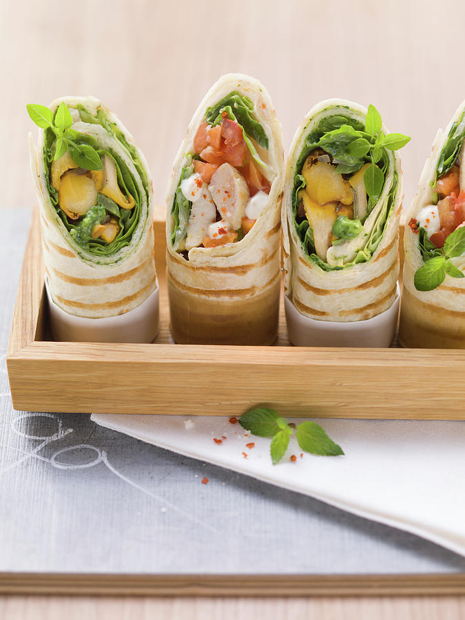 Two Types Of Wraps Photograph by Eising Studio - Fine Art America