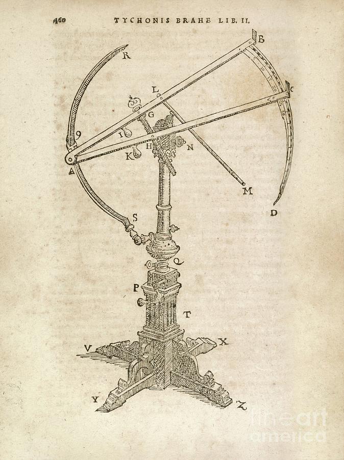 Tycho Brahes Astronomic Sextant Photograph By Library Of Congressscience Photo Library