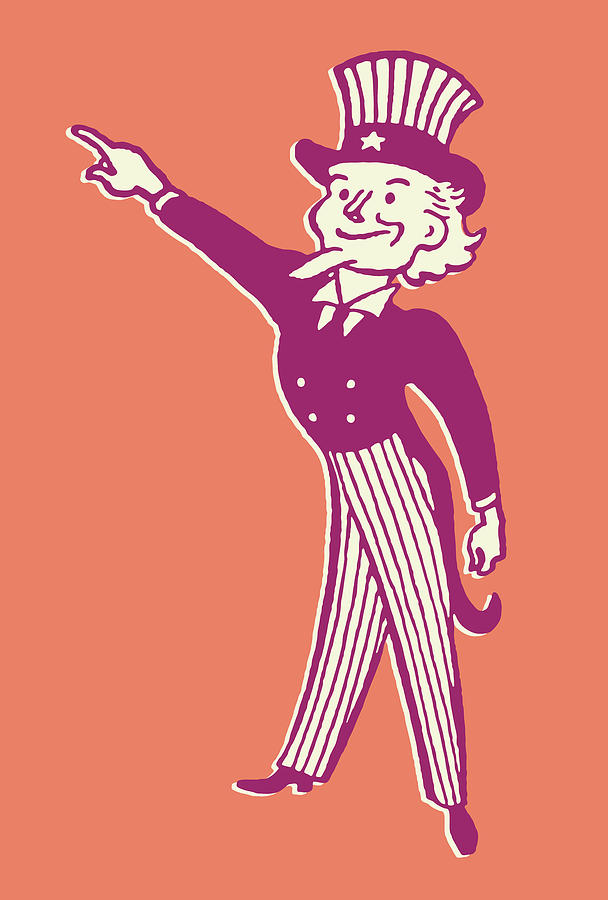 Uncle Sam Cartoon Drawing