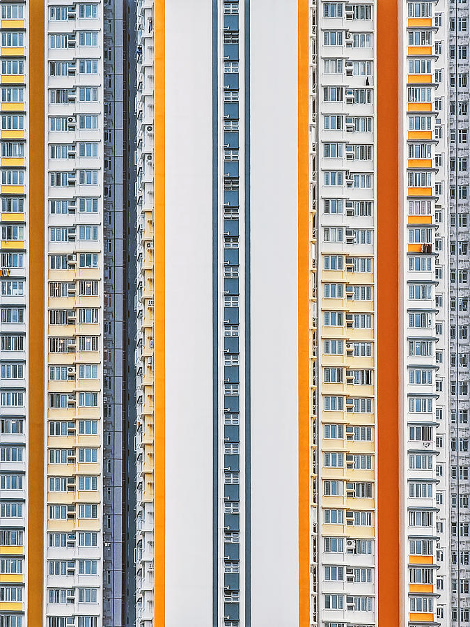 Vertical Parallel Lines On The Exterior Walls by Tong Ho Chung Howard