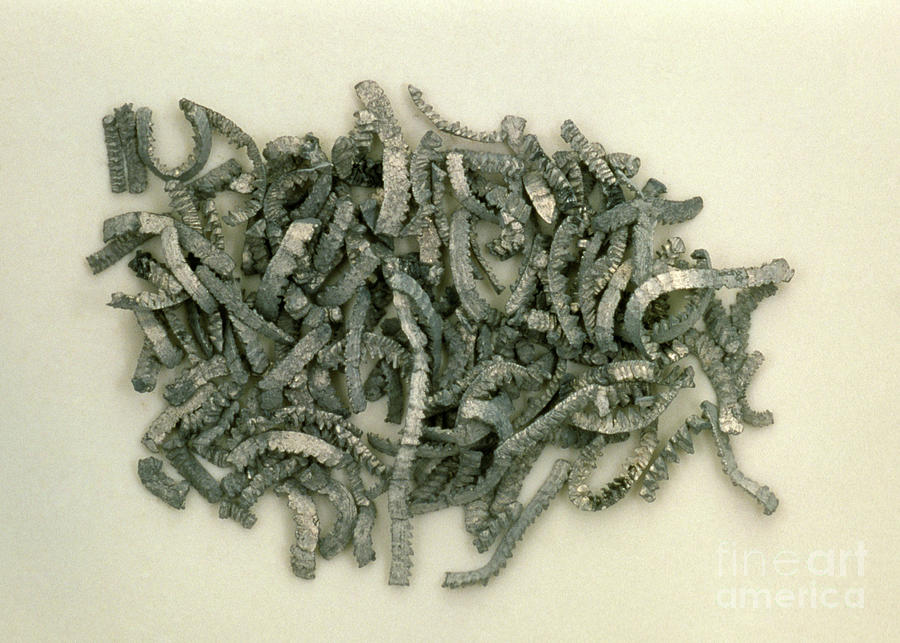 View Of Metallic Magnesium Splinters Photograph by Astrid & Hanns-frieder Michler/science Photo ...