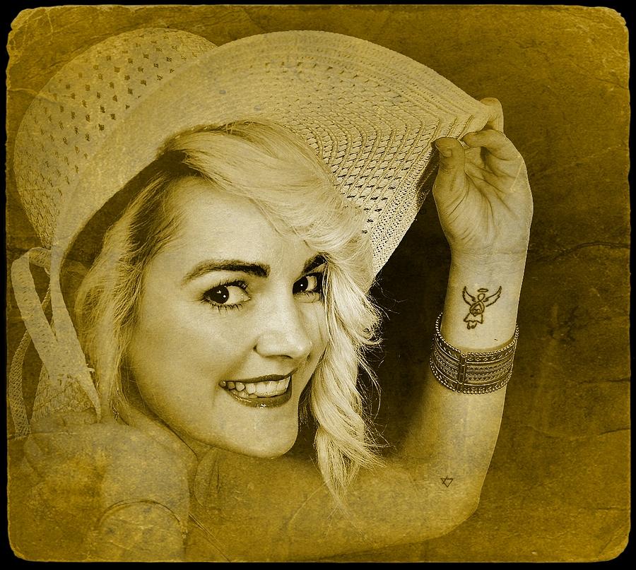 Vintage Style Beautiful Woman Photograph By Elliot Mazur Fine Art America