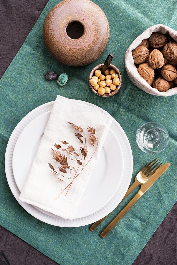 Vintage-style Place Setting Photograph by Ulla@patsy - Fine Art America