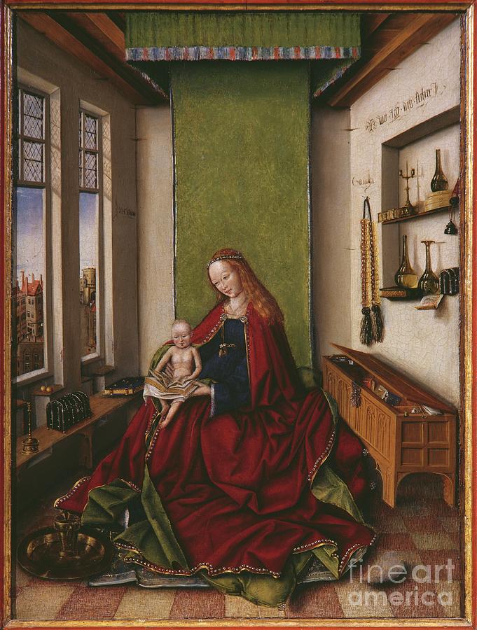 Virgin And Child With A Book Painting by Jan Van Eyck - Pixels Virgin And Child With A Book Painting by Jan Van Eyck - Pixels