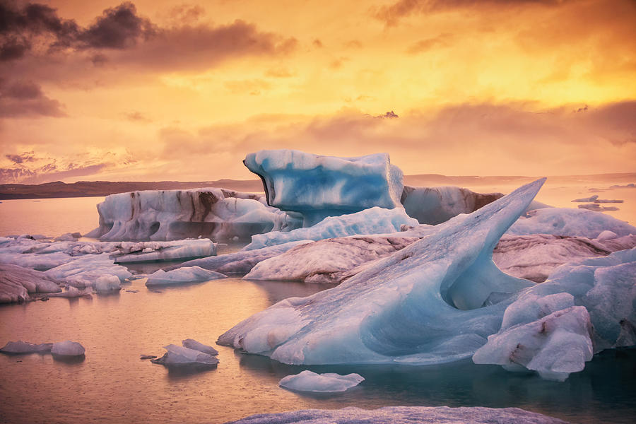 Warm Ice Photograph by Herbert Rong - Fine Art America
