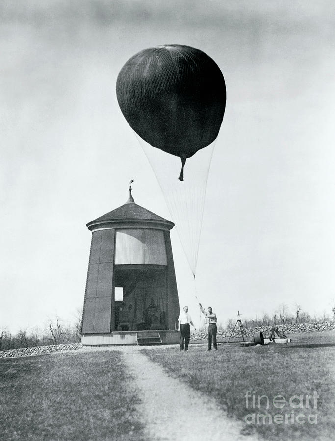 Weather Balloon Test Photograph by Frank And Frances Carpenter ...