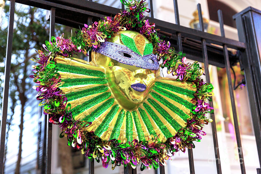 Wicked Mask in New Orleans Photograph by John Rizzuto - Fine Art America