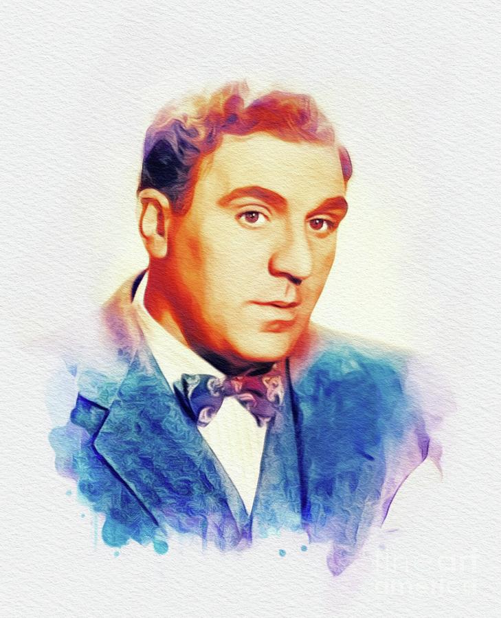 William Bendix, Vintage Actor Painting by Esoterica Art Agency