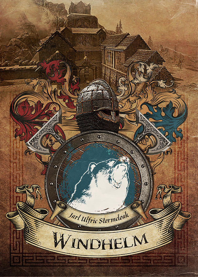 Windhelm Digital Art by Daniel Clark - Fine Art America