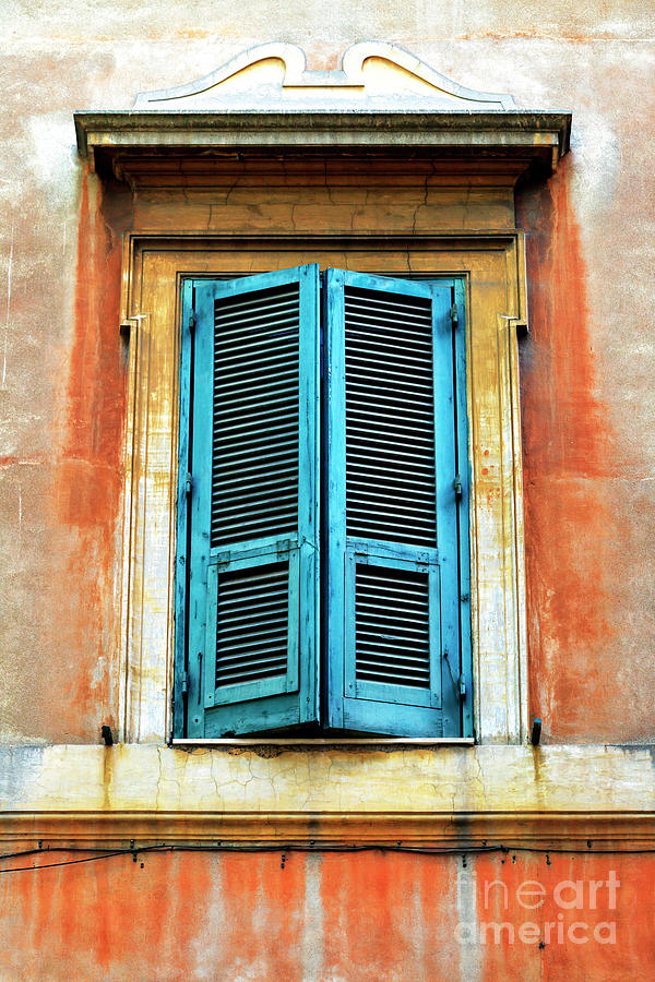 Window Beauty in Rome Photograph by John Rizzuto - Fine Art America