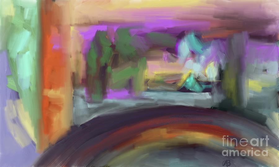 Window reflection Painting by Andy Barons - Fine Art America