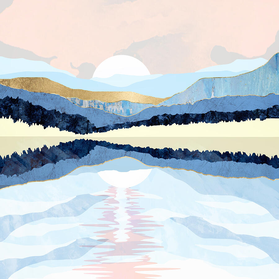 Winter Reflection Digital Art by Spacefrog Designs - Fine Art America