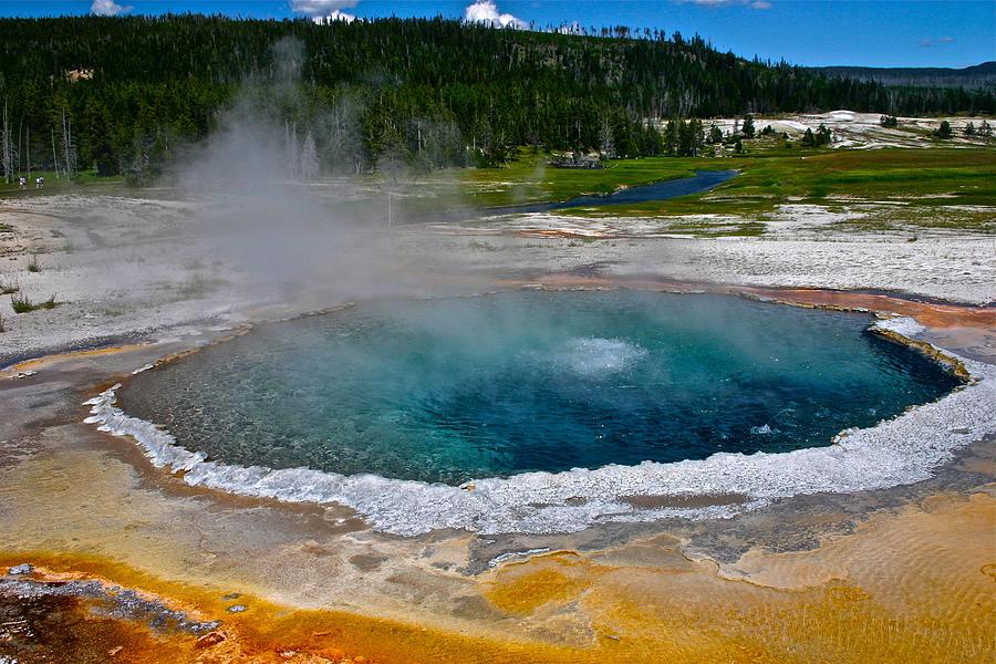 Yellowstone Pool Photograph by Wendy Acker - Fine Art America