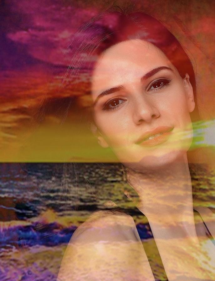 Young Beauty With Sunset Photograph By Elliot Mazur Pixels