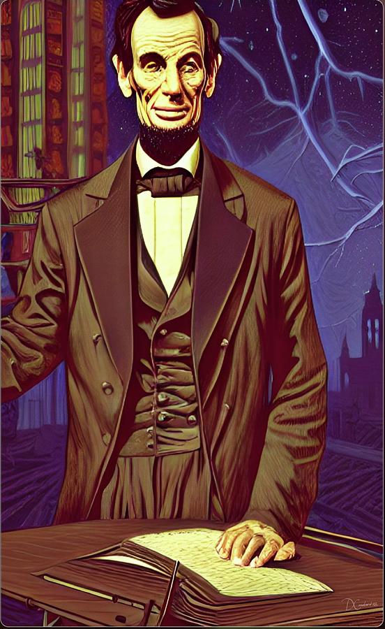 Abraham Lincoln Digital Art by Generational Images - Pixels