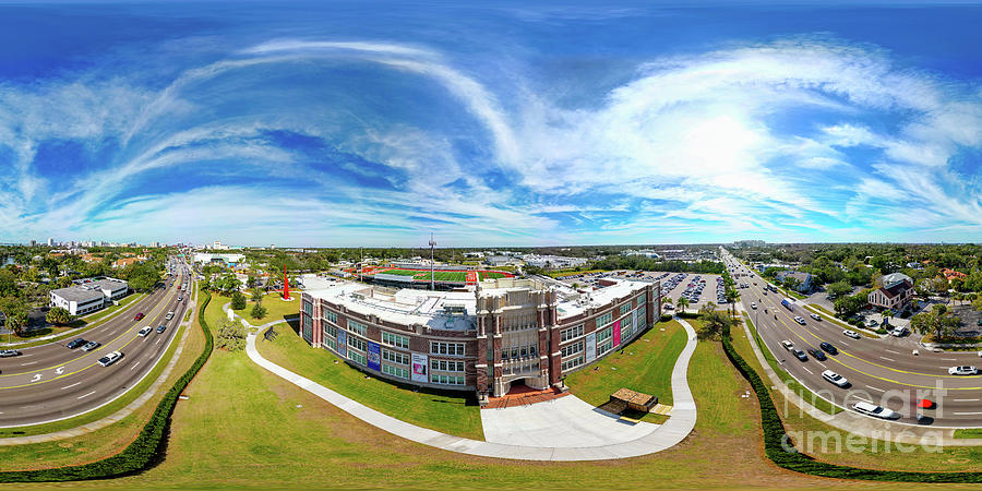 Aerial drone 360 equirectangular spherical panorama photo Saraso ...