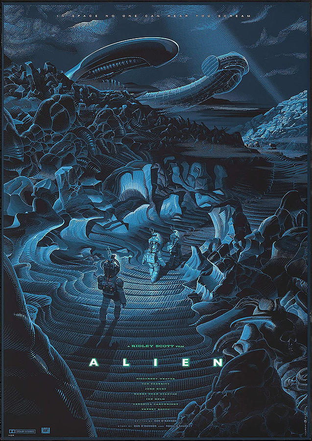 Alien Limited Edition Poster Digital Art by Taylor Babyak - Pixels