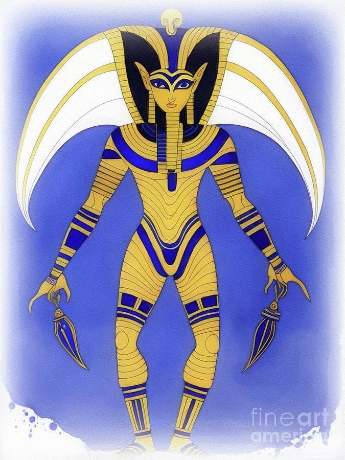 Annunaki Alien Painting by Raphael Terra - Fine Art America