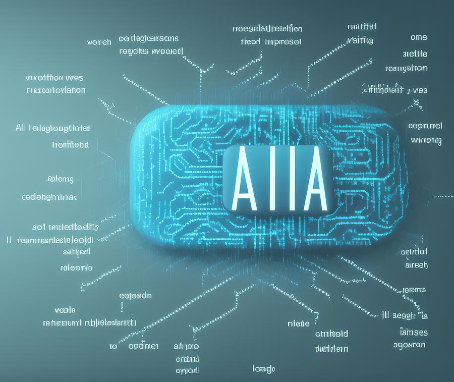 Artificial Intelligence Working, Generative AI Illustration Digital Art by Miroslav Nemecek ...