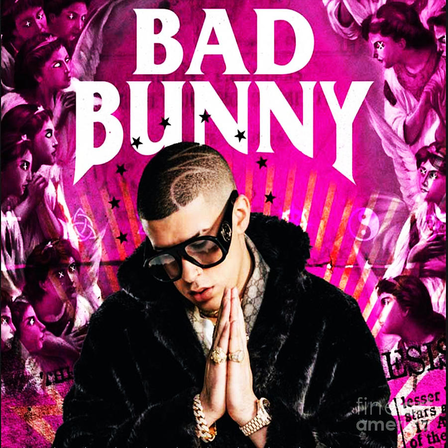 Bad Bunny Digital Art by Danilo | Fine Art America