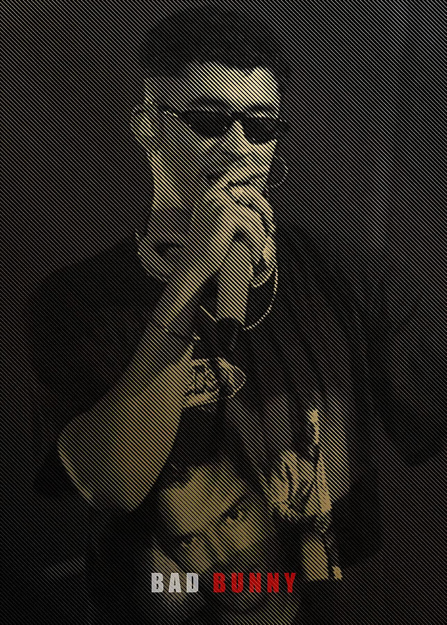 Bad Bunny Poster Painting by Cooper Roberts - Fine Art America