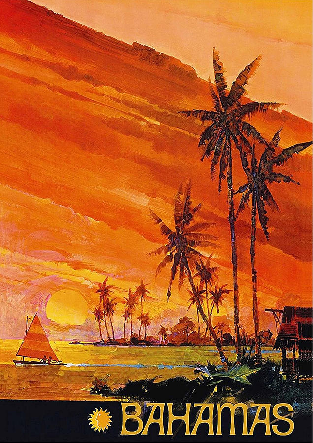 Bahamas Drawing by Vintage - Fine Art America