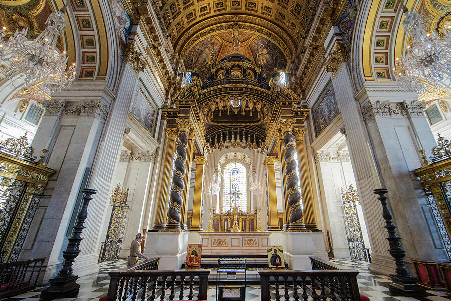 Beautiful Chapel St Pauls Cathedral London England Photograph By Wayne Moran Pixels