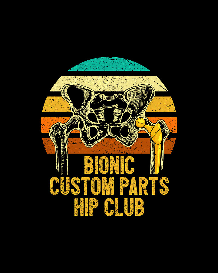 Bionic Custom Parts Hip Club Post Surgery Recovery Hospital Digital Art ...