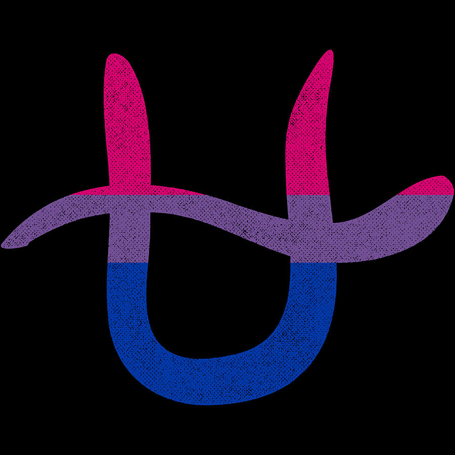 Bisexual Pride Flag Ophiuchus Zodiac Sign Digital Art By Patrick Hiller