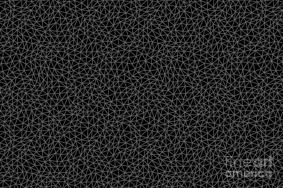 Black and Grey Triangle Shape Pattern Digital Art by Petite Patterns ...